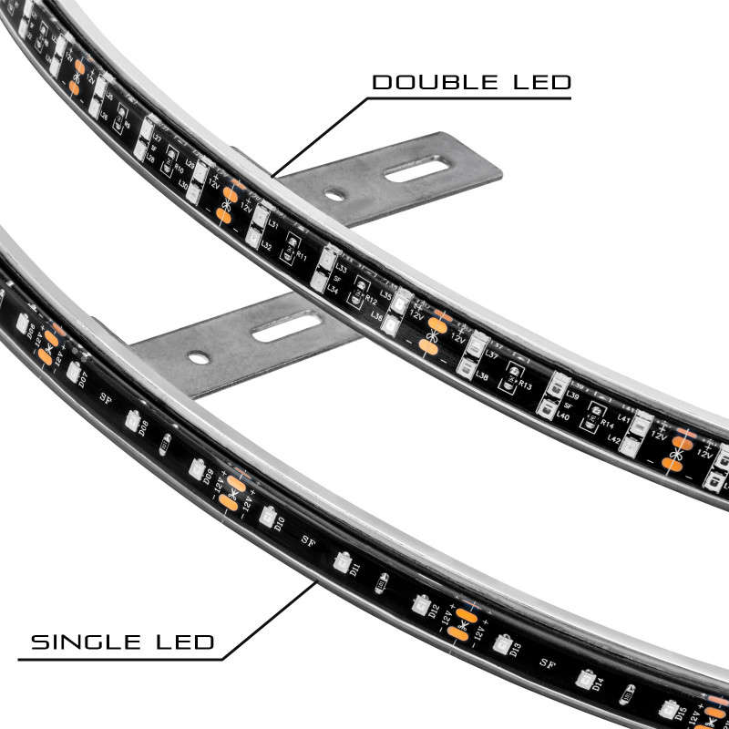 Oracle Lighting 4228-001-OL LED Illuminated Wheel Rings Double LED ...