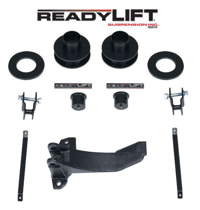 ReadyLIFT 66-2515-RL 2.5" Front Leveling Kit with Track Bar Bracket (05 ...