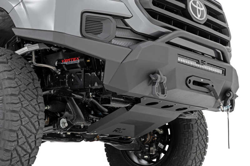 Rough Country 10723-RC Front Bumper | High Clearance | Hybrid | 20" Blk ...