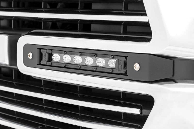 Rough Country 70783-RC LED Light | Grille Mount | 6" Black Slimline ...