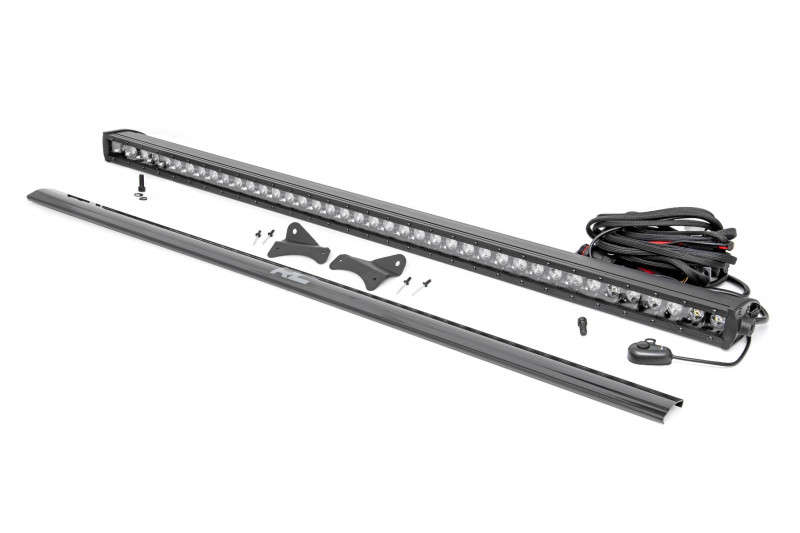 Rough Country 71039-RC LED Light | Roof Rack Mount | 40" Black Single ...