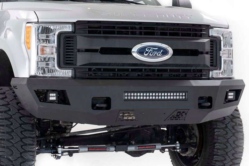 Rough Country 10787-RC Front Bumper | (17-22 Ford Super Duty 2WD/4WD ...