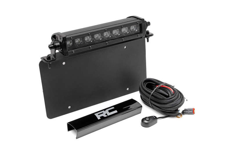Rough Country 70183-RC LED Light | License Plate Mount | 8" Single Row ...