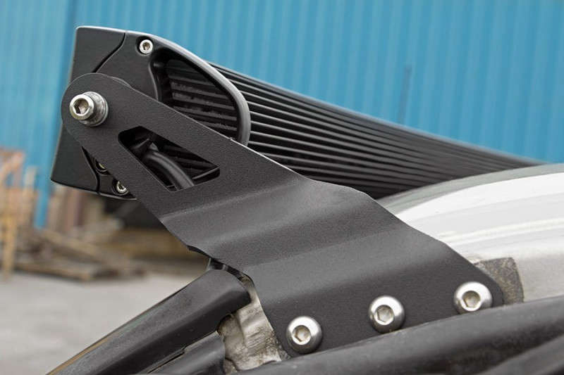 Rough Country 70539-RC LED Light Mounts | Upper Windshield | 54" Curved ...