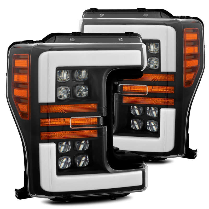 AlphaRex ALPHA-880102 Nova LED Headlights Black (Set) | ARKON OFF-ROAD