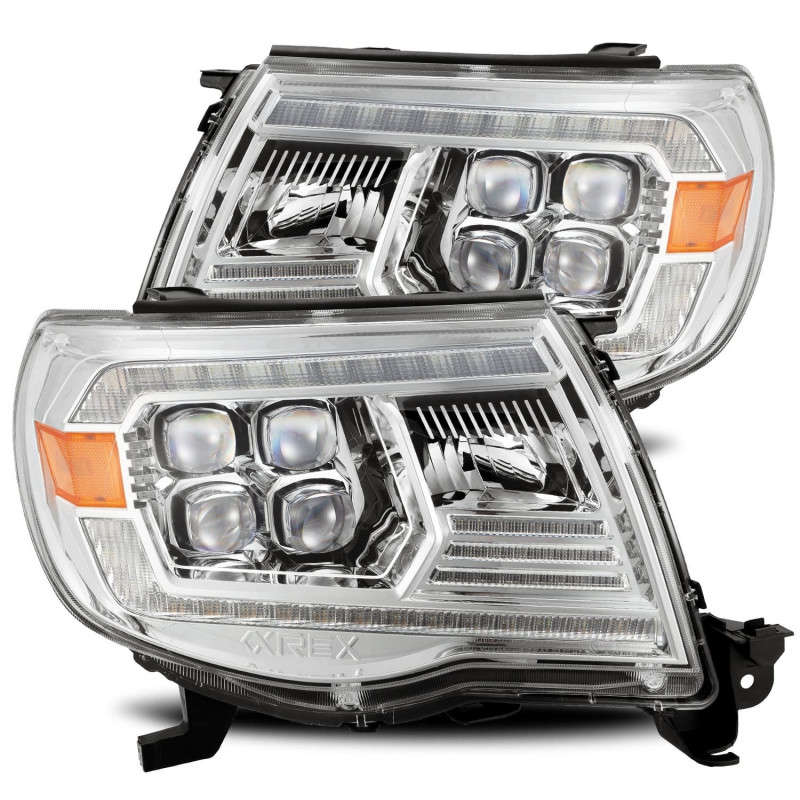 AlphaRex ALPHA-880743 Nova LED Headlights Chrome (Set) | Anthem Off-Road
