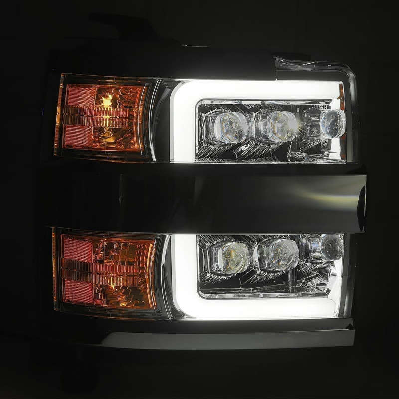 AlphaRex ALPHA-880228 Nova LED Headlights Chrome (Set) | 15-19 Chevy ...