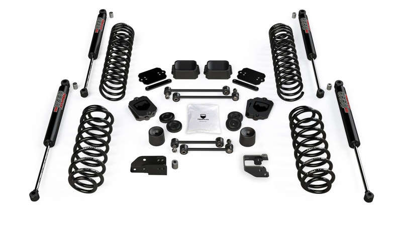 TeraFlex 1356050-TF 3.5" Coil Spring Base Lift Kit & 9550 VSS Twin-Tube ...