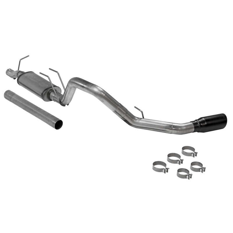 Flowmaster FLO-717943 Single Out Side FlowFX Cat Back Exhaust System | 3.5" Diameter | Black ...