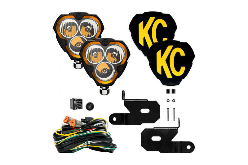 KC HiLites KC97129 Flex Era 40w Combo Pillar Kit | TrailBuilt Off-Road