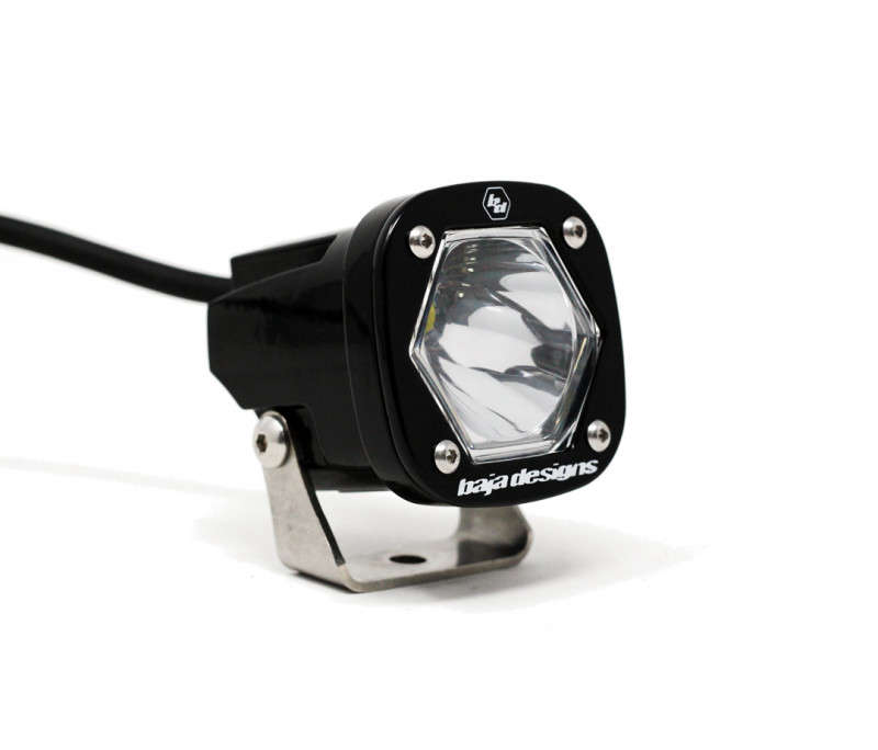 Baja Designs BAJA-380001 Single Spot Beam S1 LED Pod w/ Bracket (White ...