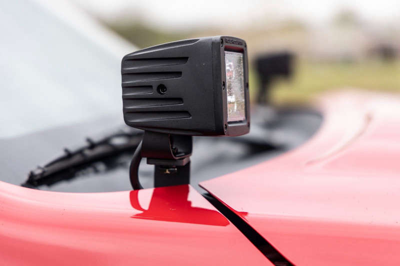 Rough Country 71068-RC LED Ditch Light Kit | Black Series | 3" Osram ...