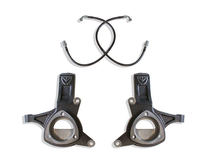 MaxTrac MT-701550 5" Front Lift Spindles w/ Extended Brake Lines (16-18 ...