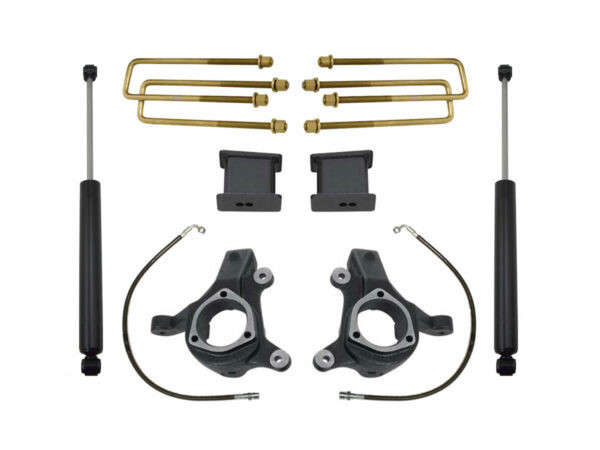 MaxTrac MT-KS881332 3" Front/1" Rear Lift Kit w/ Shocks (07-16 Chevy ...