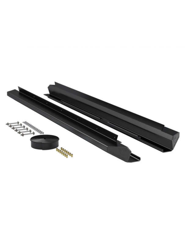 TeraFlex 4637310-TF RockGuard Powder Coated Aluminum Rock Slider Kit ...