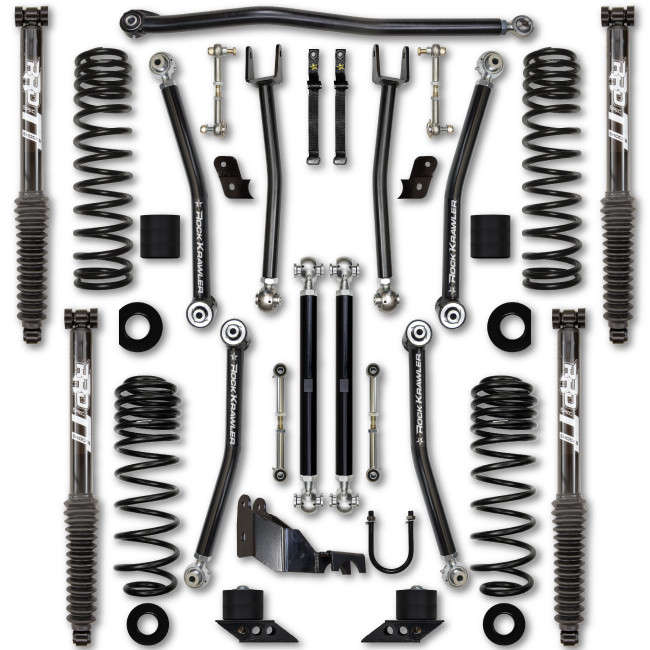 Rock Krawler JL25XF-4TT-RK 2.5 Inch X Factor System - TT (18-24 Jeep ...