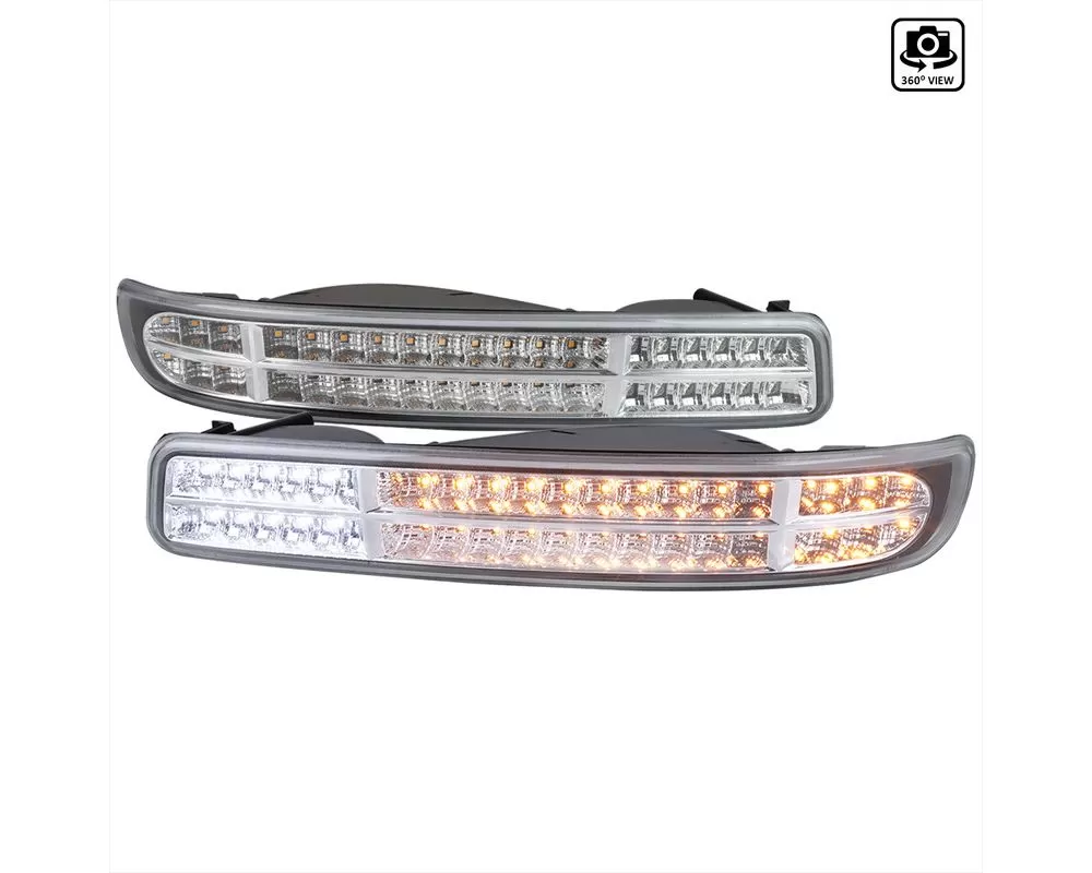 Spec-D Tuning LB-GMC99CLED-SQ-TM-SPECD Spec-D Bumper Lights w ...