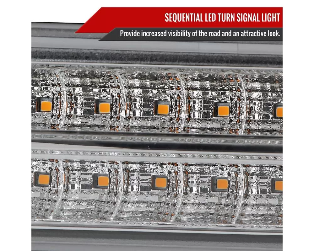 Spec-D Tuning LB-GMC99CLED-SQ-TM-SPECD Spec-D Bumper Lights w ...