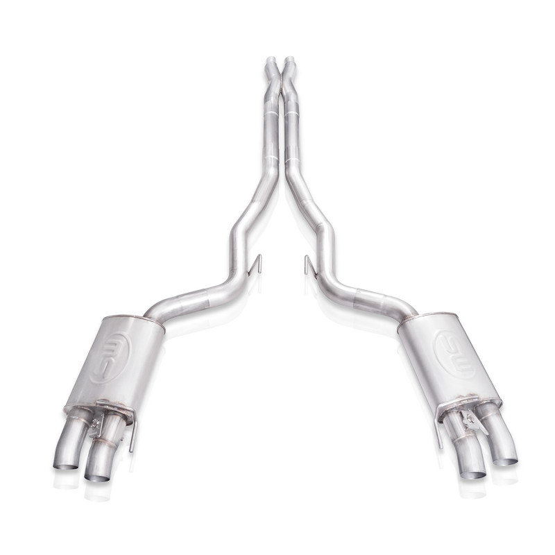 Stainless Works GT350CBXFCL-SW Catback Exhaust Connecting to Stock ...