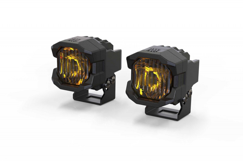 Morimoto BAF101-MOR 1Banger HXB LED Pod (SAE Wide / Yellow) (Pair ...