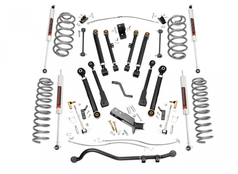 Rough Country 66140-RC 4 Inch Lift Kit | X-Series | M1 | 97-06 Jeep ...