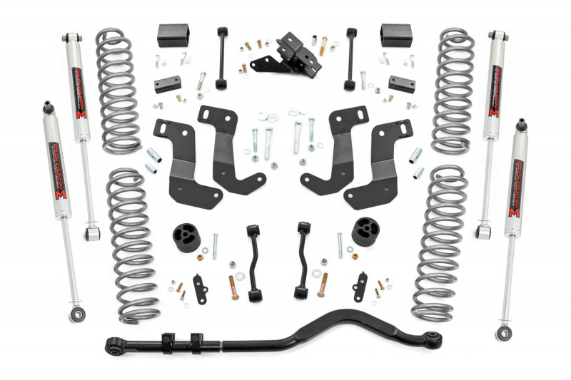 Rough Country 66840-RC 3.5 Inch Lift Kit | C/A Drop | Stage 1 | M1 (18-23 Jeep Wrangler JLU ...
