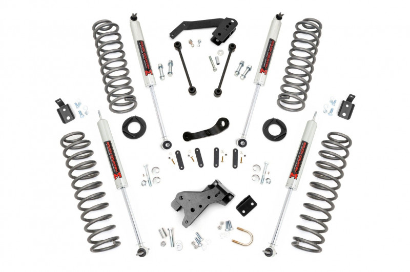 Rough Country 68140-RC 4 Inch Lift Kit | M1 | 07-18 Jeep Wrangler JK ...