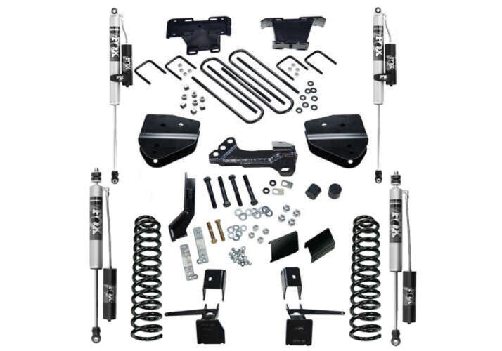 SUPERLIFT K164FX-SUP 4" Lift Kit | With Fox 2.0 Reservoir Shocks (17-23 ...
