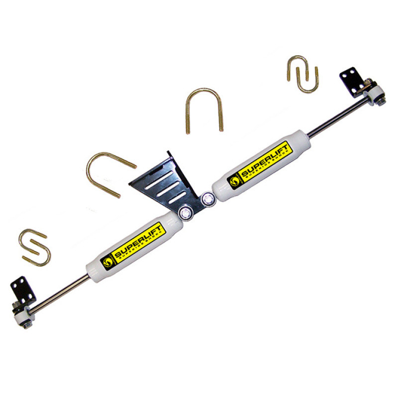 SUPERLIFT 92095-SUP High Clearance Dual Steering Hydraulic Stabilizer ...