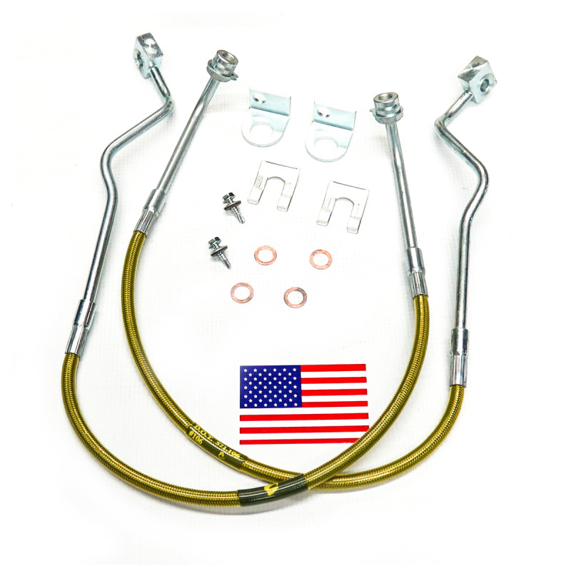 SUPERLIFT 91210-SUP Bullet Proof Front Brake Hoses (1986 Ford Ranger ...