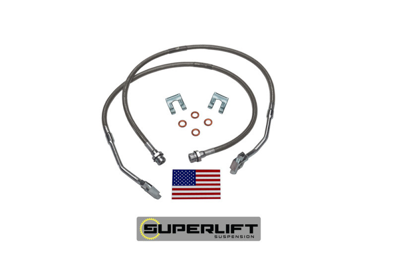 SUPERLIFT 91355-SUP Bullet Proof Front Brake Hoses | 80-86 Chevrolet ...
