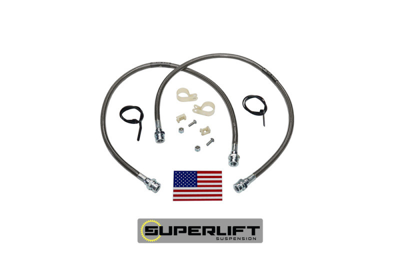 SUPERLIFT 91450-SUP Bullet Proof Front Brake Hoses (80-95 Toyota Pickup ...