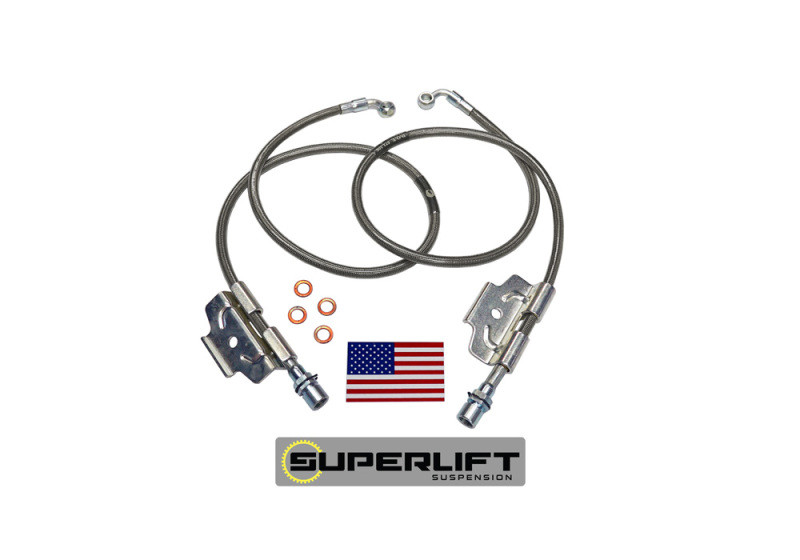 SUPERLIFT 91600-SUP Bullet Proof Front Brake Hoses | 03-13 Dodge/Ram ...
