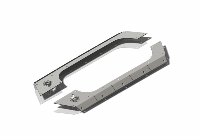 CrawlTek CWLJK40101-CTEK Rocker Body Cladding | TrailBuilt Off-Road