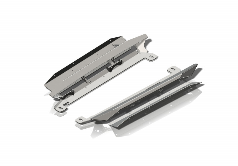 CrawlTek CWLJK41101-CTEK Black 2 Door Rocker Guard | Custom Offsets