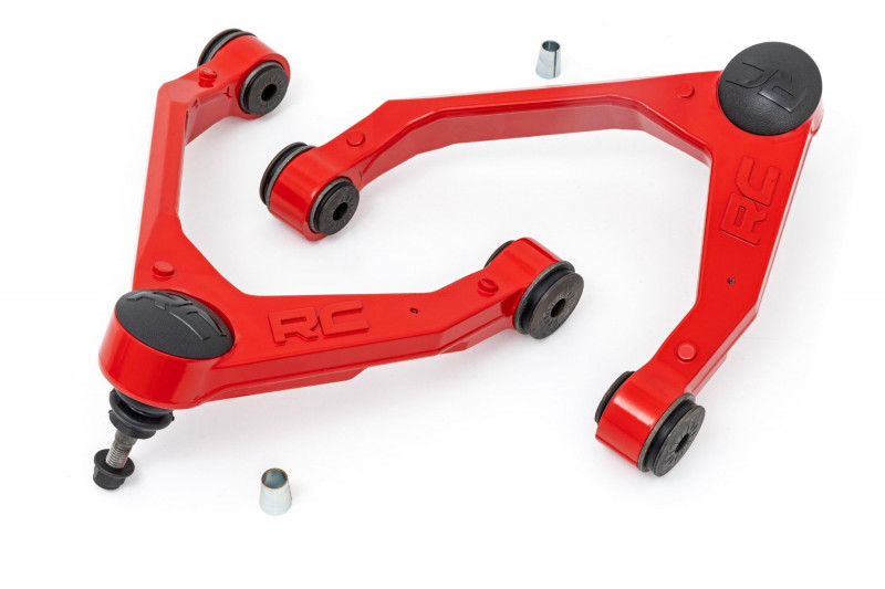 Rough Country 10025RED-RC Forged Upper Control Arms | OE Upgrade | Red ...
