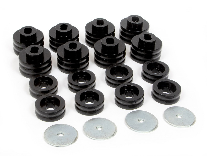 Daystar KG04025BK-DA Polyurethane Body Bushings Black Set (99-04 Chevy ...