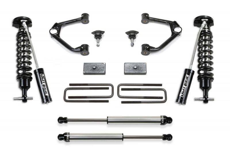 Fabtech K1196DL-FAB 1.5" Ball Joint UCA Lift Kit Front Dirt Logic 2.5 ...