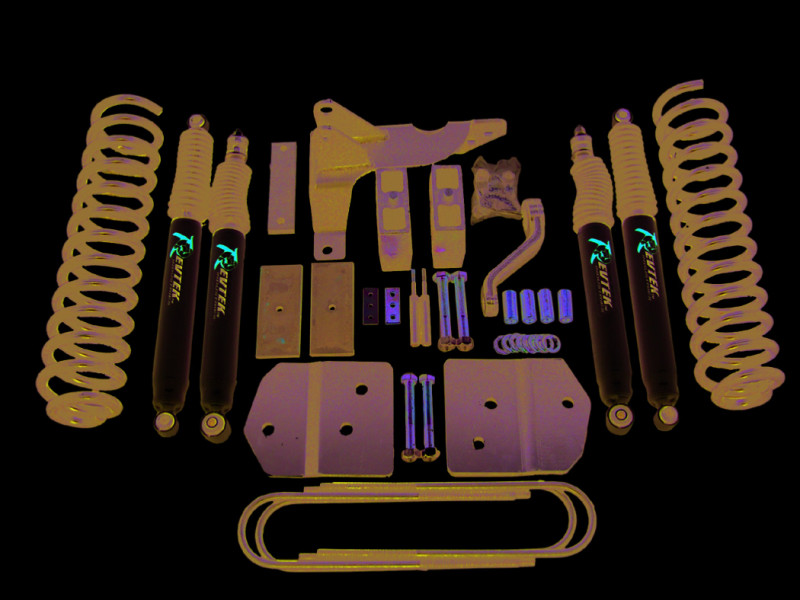 Revtek 6641-REV 4.5" Suspension Lift Kit W/ Drop Brackets | 11-16 Ford ...