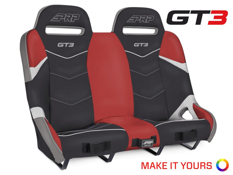 PRP A74-PORXP-PRP Custom GT3 Rear Suspension Bench Seat | 20-22 Polaris ...
