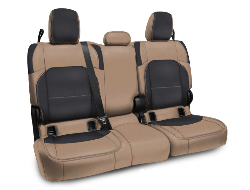 PRP B055-04-PRP Black and Tan Rear Bench Cover | w/ Cloth Interior ...