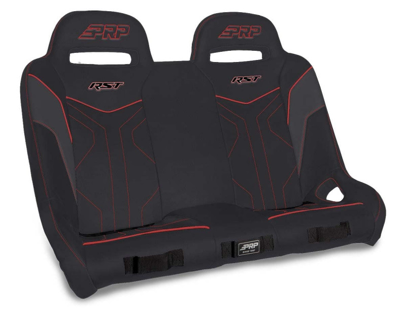 PRP A4901-PORXP-204-PRP Black and Red RST Rear Suspension Bench Seat ...