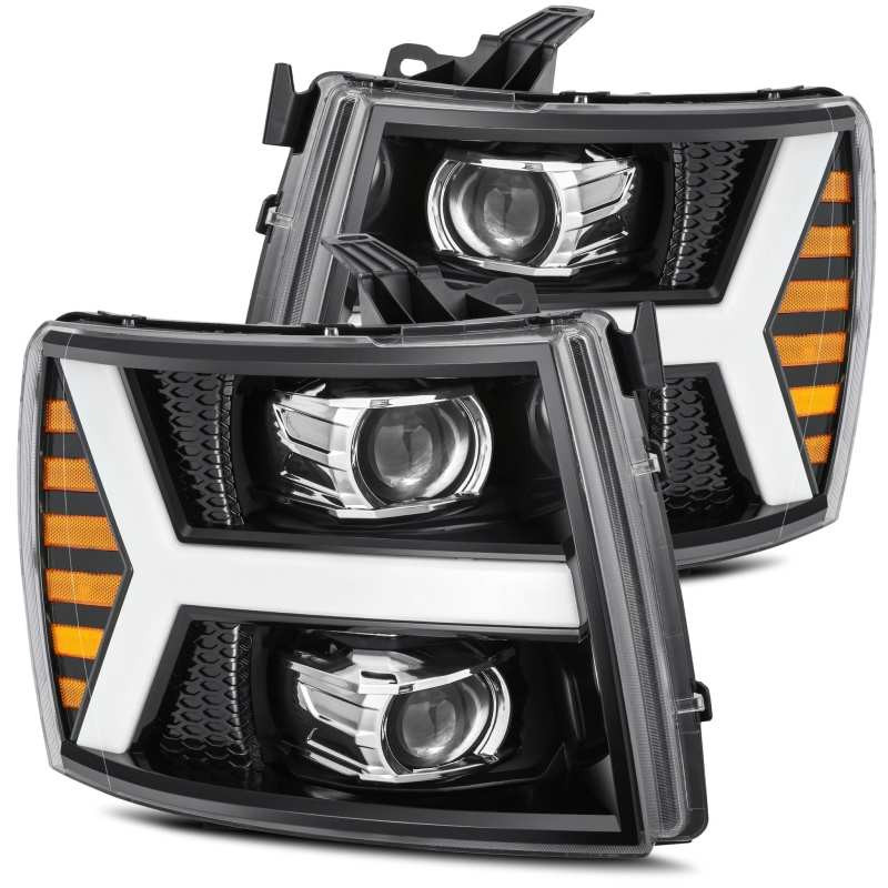 AlphaRex ALPHA-880223 LUXX-Series LED Projector Headlights Jet Black ...