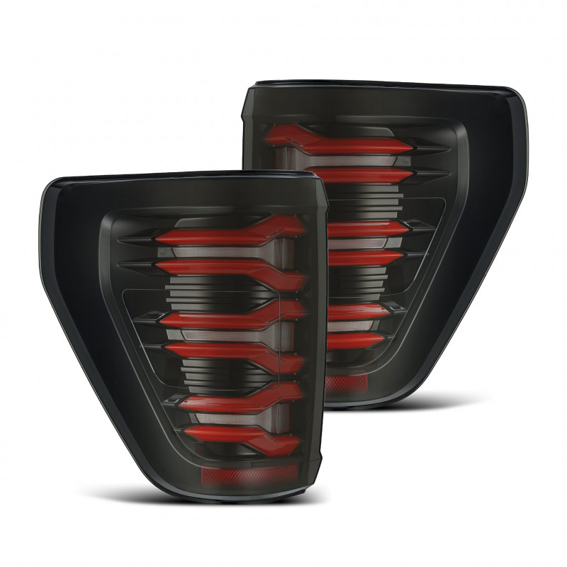 AlphaRex ALPHA-653030 LUXX-Series LED Tail Lights Black-Red (Set) | 21 ...