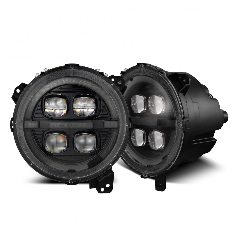 AlphaRex ALPHA-880867 NOVA-Series LED Projector Headlights Alpha-Black ...