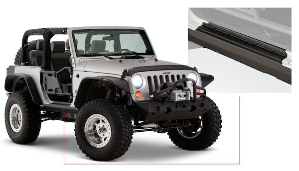 Bushwacker BUSHWACKER-14011 Trail Armor Rocker Panel/Sill Plate Covers ...