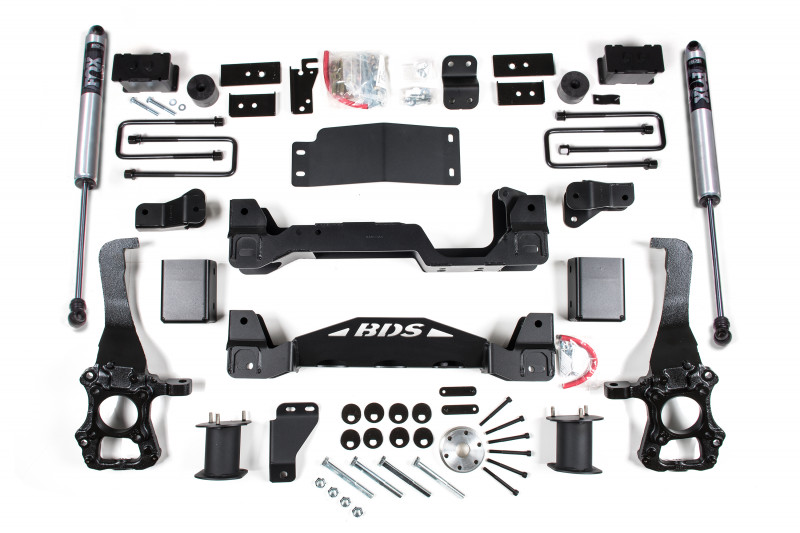 BDS Suspension BDS1908FS 4" Lift Kit | Fox 2.5 Coil-Over | 3 Inch Block ...
