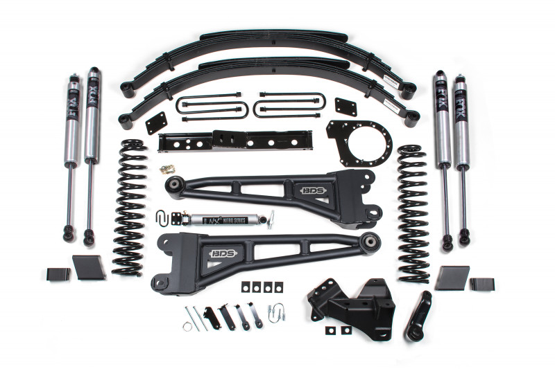 BDS Suspension BDS1562FS 6" Lift Kit w/Radius Arm | Leaf Springs | Fox ...