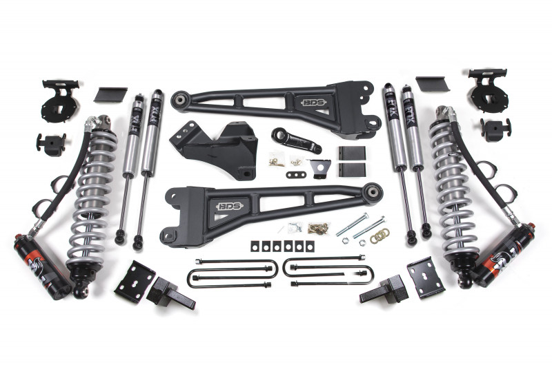 BDS Suspension BDS1596FPE 4" Lift Kit w/Radius Arm | Fox 2.5 ...