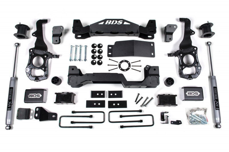 BDS Suspension BDS1900H 6" Lift Kit | 4 Inch Block Kit | NX2 Nitro ...